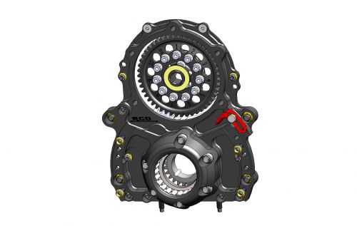 253500-0009 SPLINED Gear Drive - RCD Gear Drive for TFX Tall .250 ...