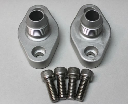 Big Block Chevy Remote Water Pump Block Adapter Kit 12AN