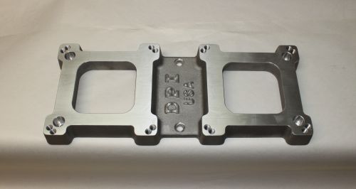 Carb Adapter CAST Dual 4150 Carb Adapter for a Supercharger - 8-5/8"