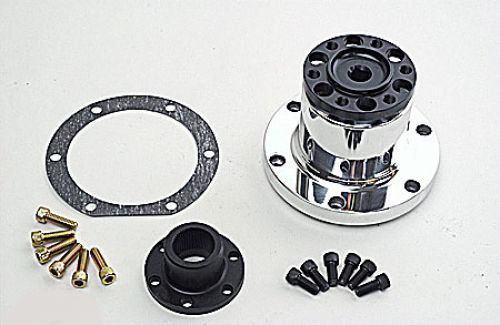 TBS-4001 Snout - 3.90" Polished Billet Blower Snout with Coupler 6 Bolt