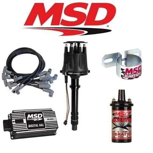 85555K Distributor Kit - MSD Chevy V8 Black Pro-Billet Distributor ...