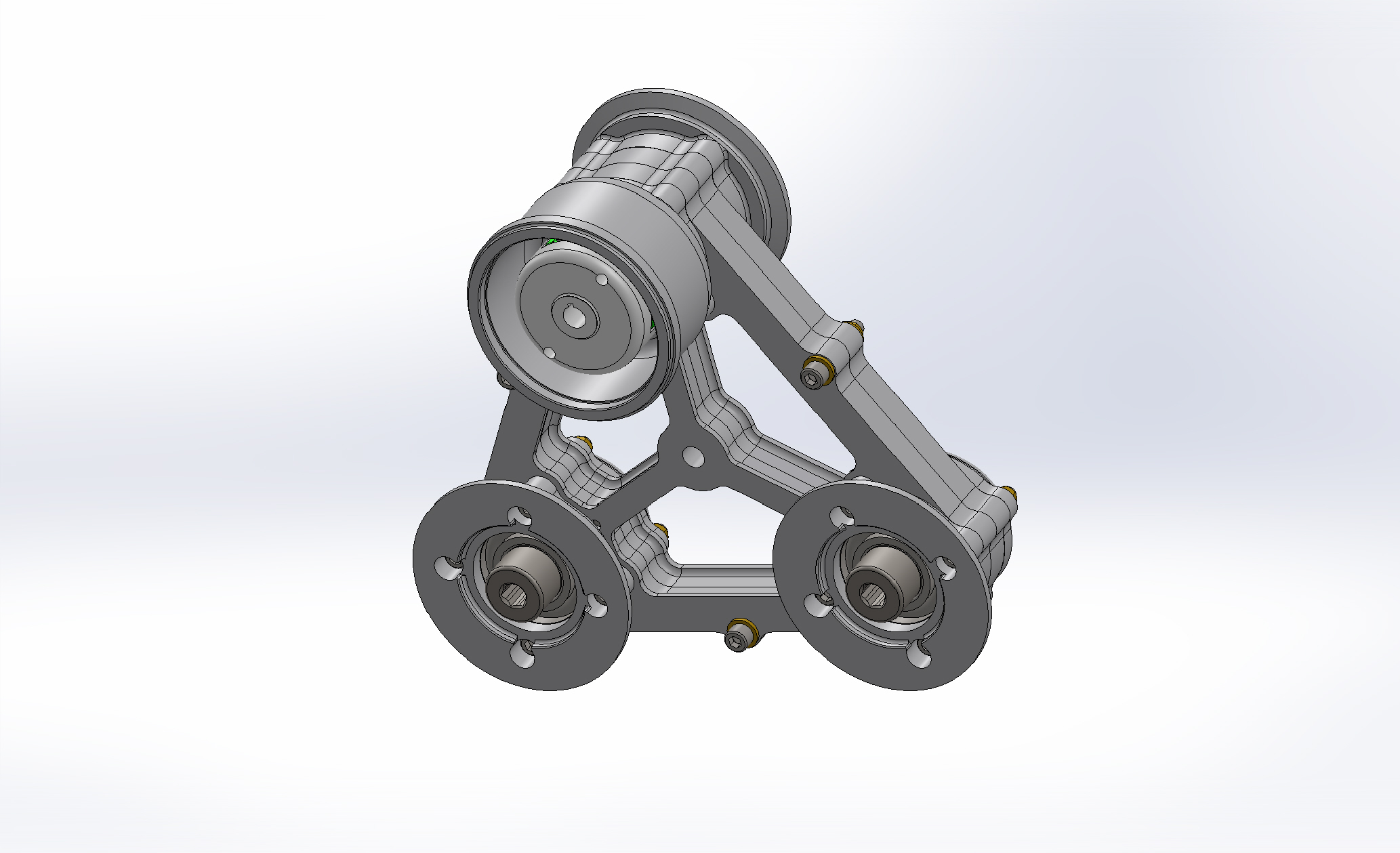 RCD Triangle Drive - Tri Drive Front Magneto, fuel Pump, Oil Pump Drive