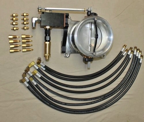 Enderle 3.9" Single Throttle injection 4150 base- "Toilet" type blow ...