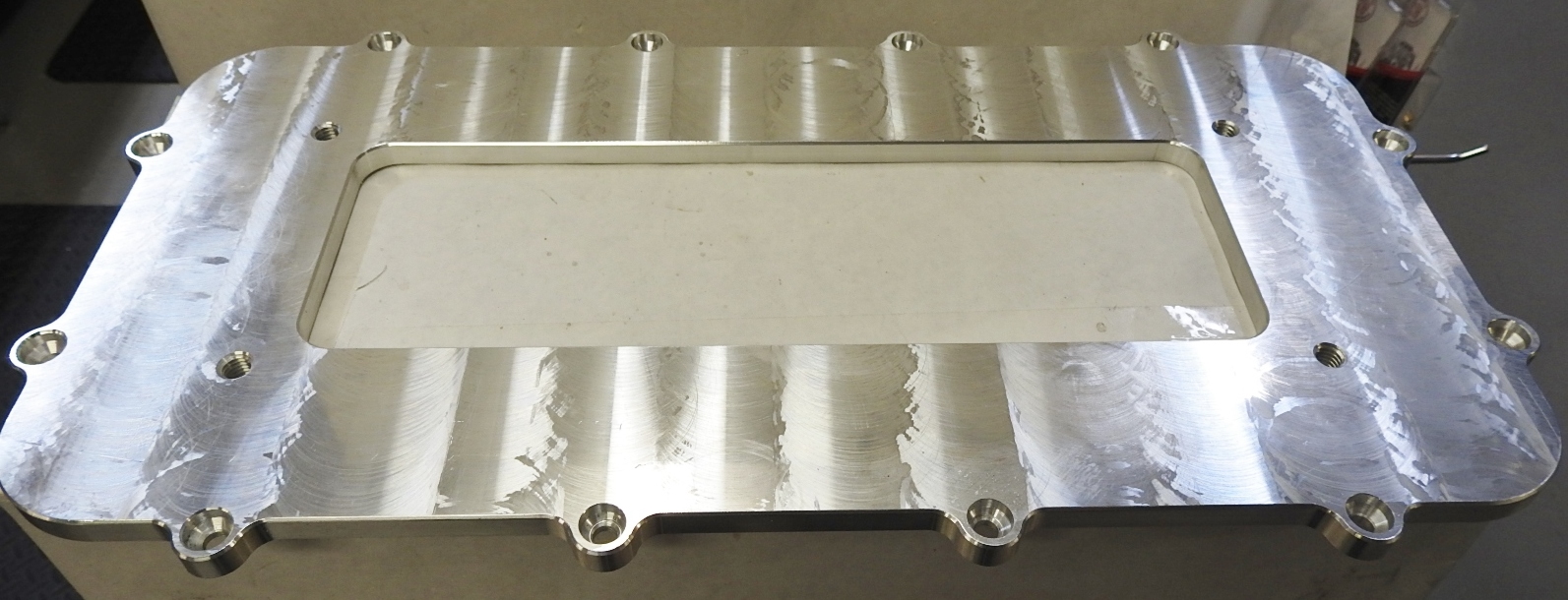 Holley Hi-Ram Low-Ram Adapter Top to Install Enderle Hat- Holley Adapter