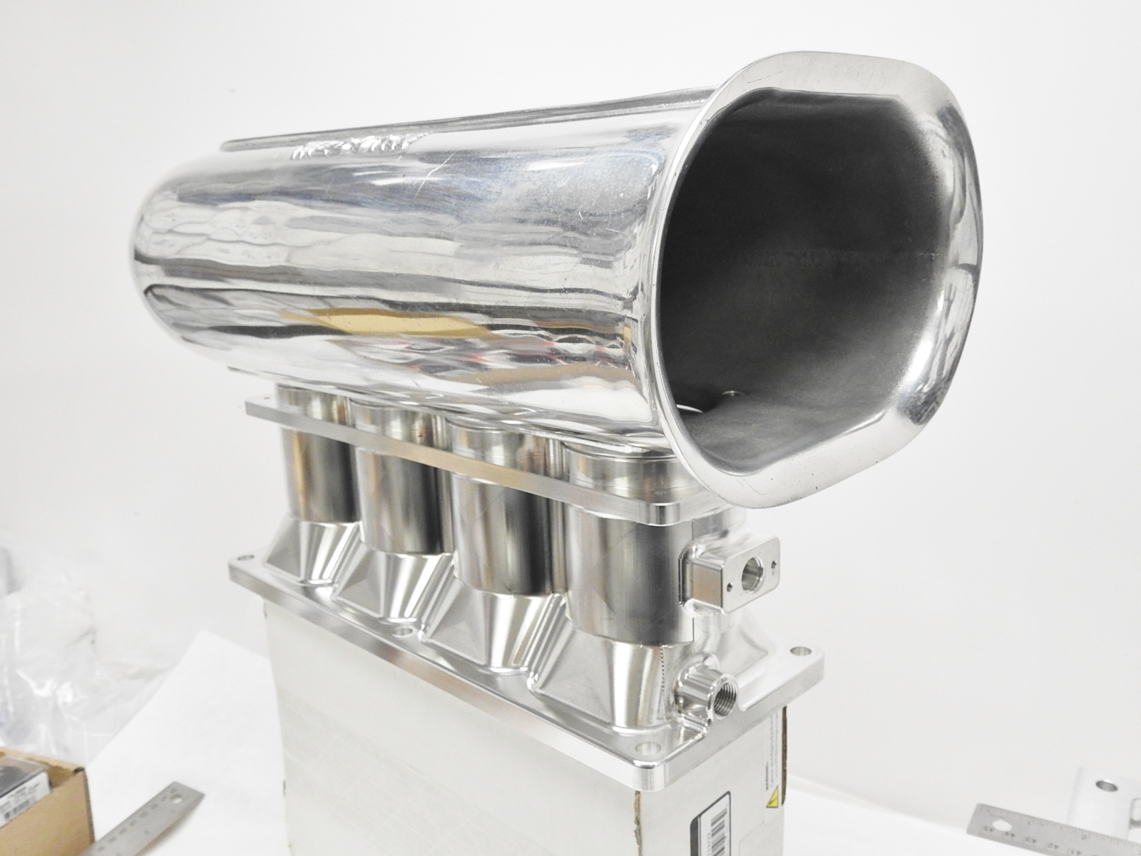 4 Port Hilborn MECHANICALFuel Injection Upright- 3" B Fly w optional 2 ...