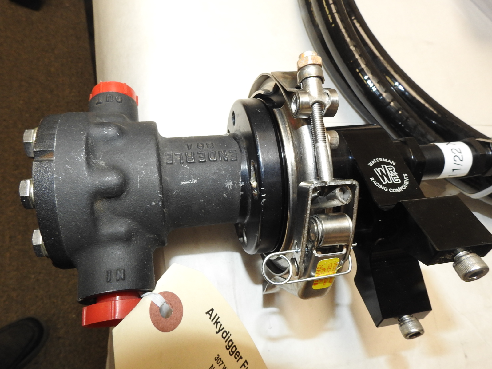 Waterman Cable Adapter, V Band , 3 or 4 Bolt to Existing Slip Collar