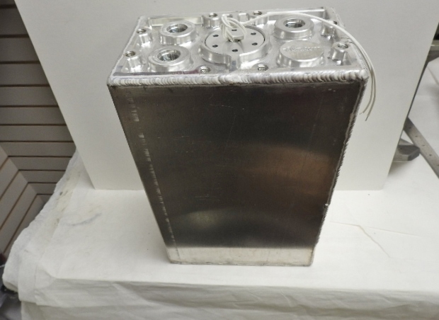 SURGE TANK MOUNTS UNDER HOOD WHEN PUMP IS IN REAR OR MECHANICAL PUMP W ...