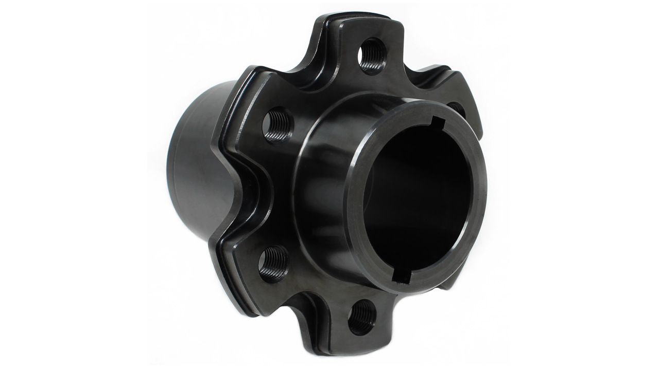 202403-06 RCD Blower Hub LS Chevy wet Sump -R 3/16" + 1/4" Keyway