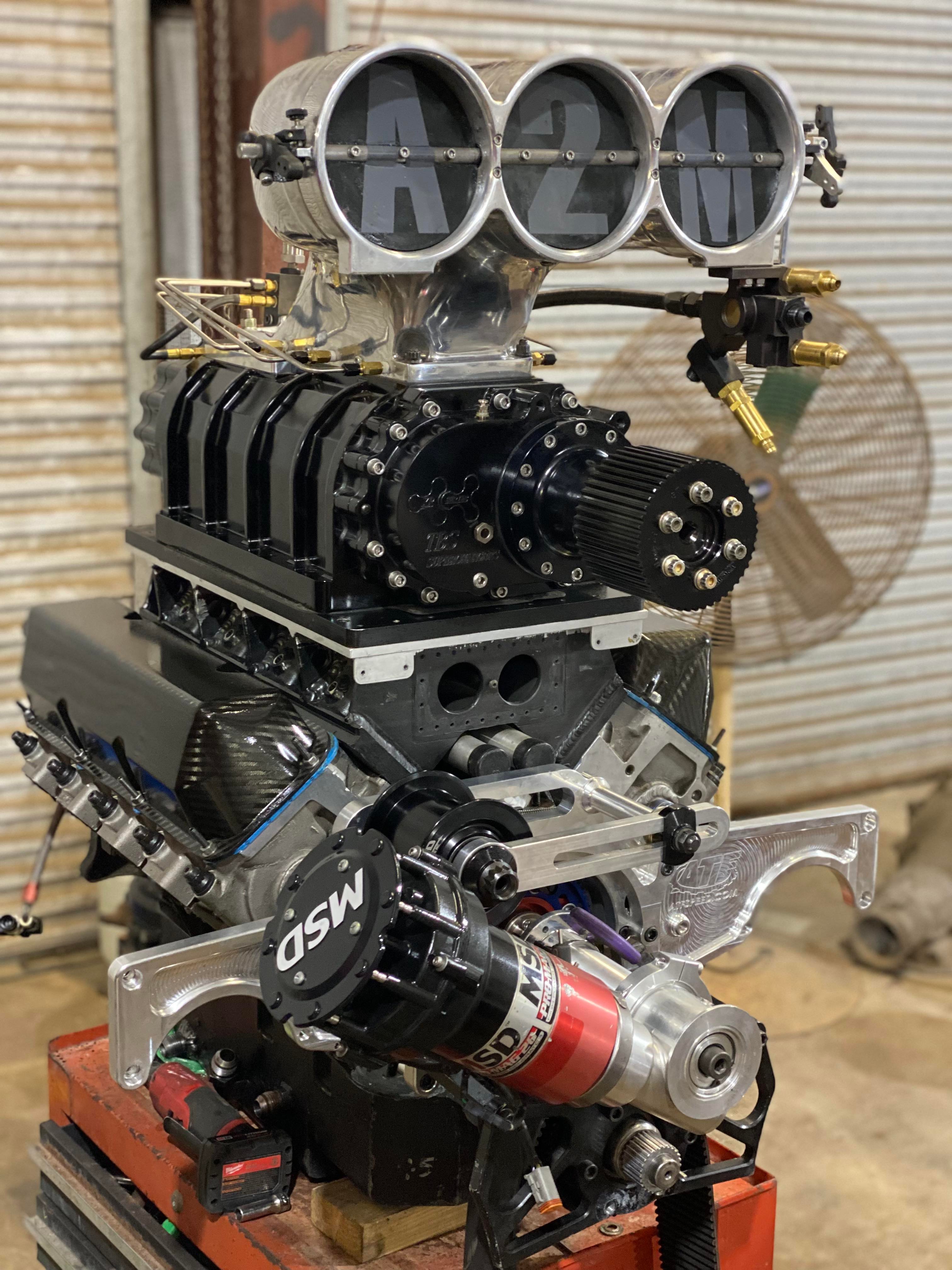 2115 SB Chevy 6-71 XR-1 Competition RACE Setup - with Crank Support