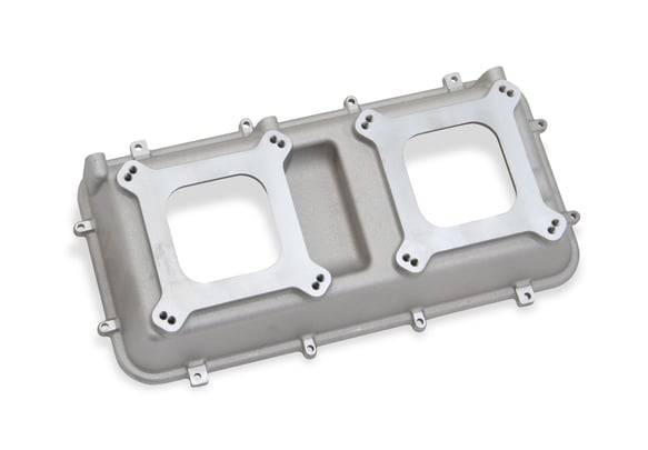 300-207 Holley Adapter - Holley Hi-Ram Intake Plenum Top Only, 2 x 4150