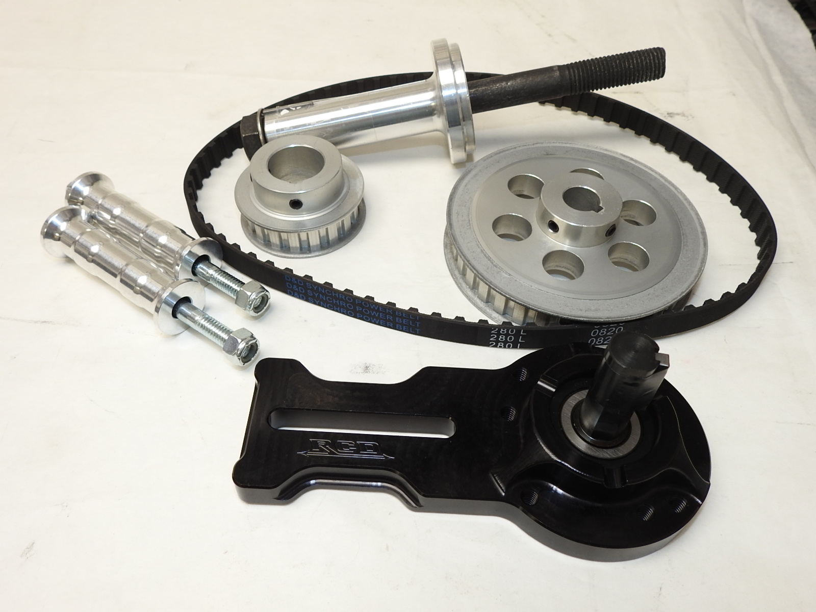 5011-LS-Motorplate Chevy Belt Drive Single Bolt Mandrel using a ...