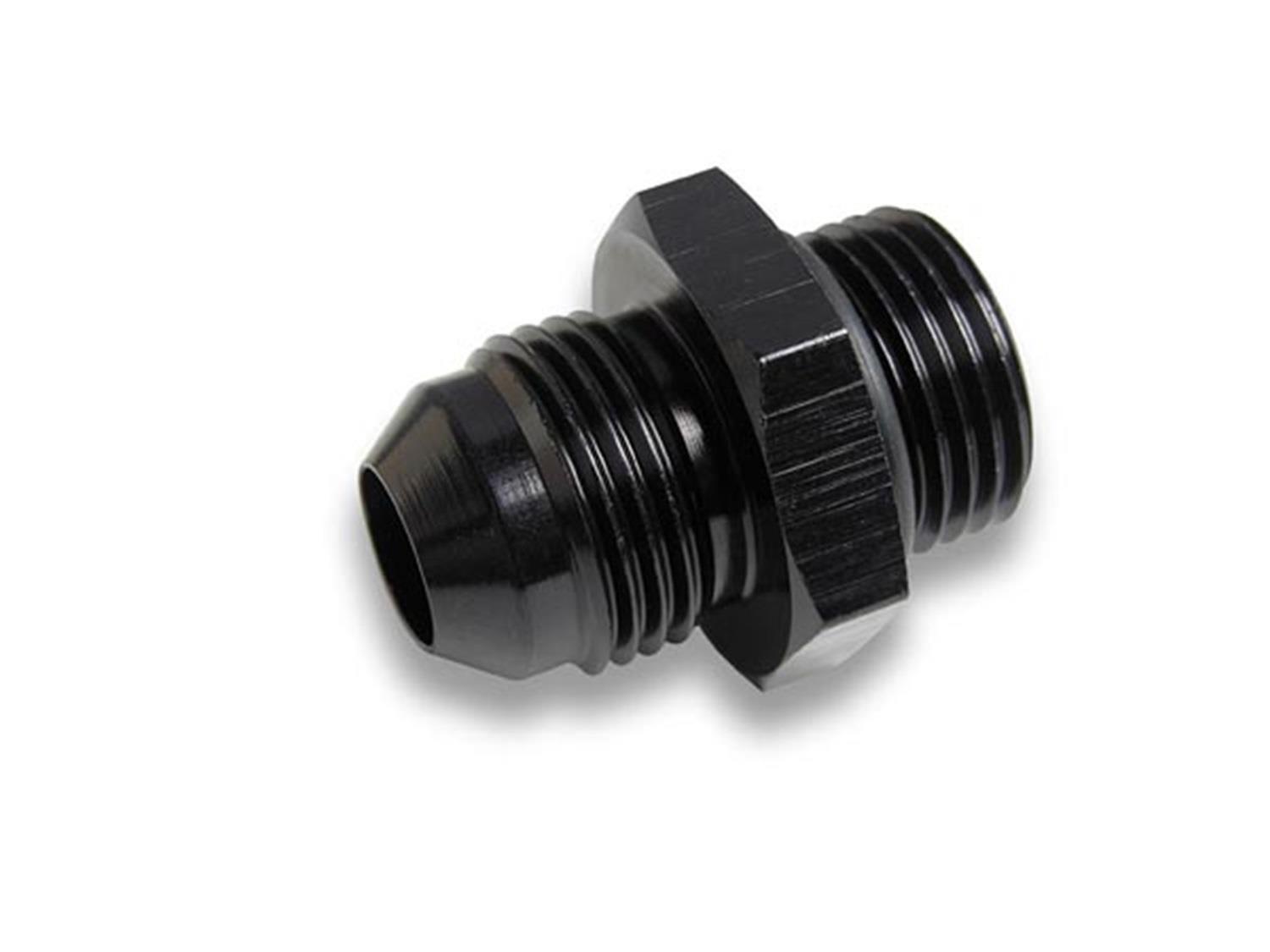 Enderle 815-8 -8AN ORB to -8AN Flare Fitting Black Anodized