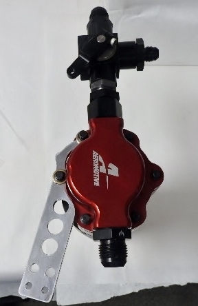 Shut Off Bracket Red Aeromotive 11105 and 11107 Fuel Pumps
