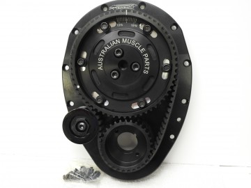 31000 SB Chevy STF Height Jesel Belt Drive BILLET COVER by VZ Engines