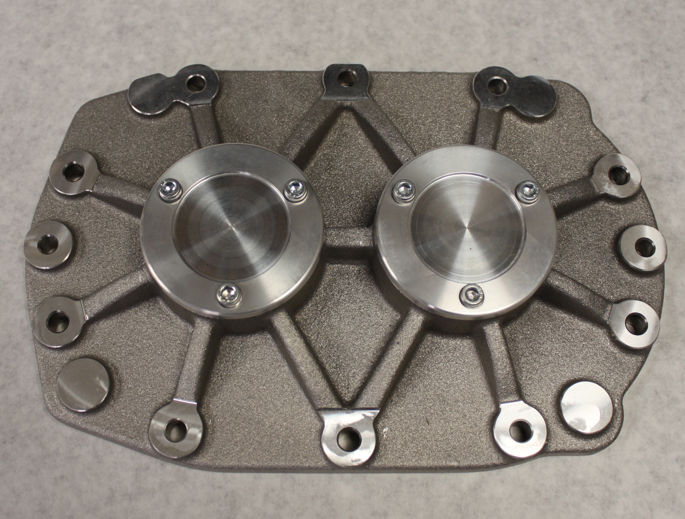 Rear Blower Cover Plate - Nostalgia Series Machined Supercharger Rear ...