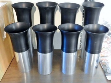 (8) 10" Stacks Hilborn Aluminum Ram Tubes with 2-1/4" OD at bottom- D ...