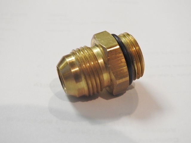 EN-6013 BRASS CAP for -8 AN Check Valve -8 with -8 Flare fits 6010 Valves