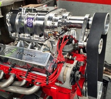 2222 TBS 8-71 Ford 390-406-427-428 FE Blower Package w ATM Carbs, Scoop ...