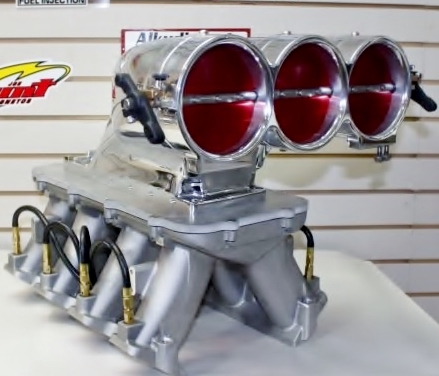 Holley Hi-Ram Low-Ram Adapter Top to Install Enderle Hat- Holley Adapter