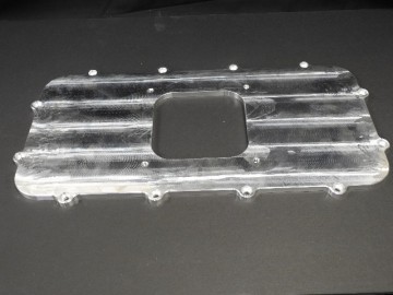 Holley Hi Ram Low Ram Blower Adapter TOP - Convert to Blower Manifold ...