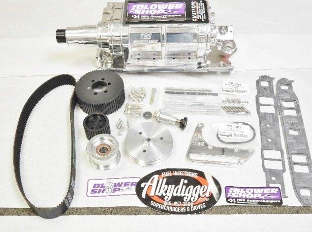 TBS 192 MINI BLOWER KIT - Ford 260-289-302 OLD STYLE FORD 8.2" 192 ...