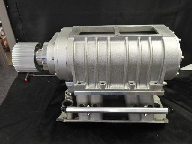 TBS-2411 6-71 Blower SATIN CAST CASE 2 LOBE The Blower Shop Blower Polished