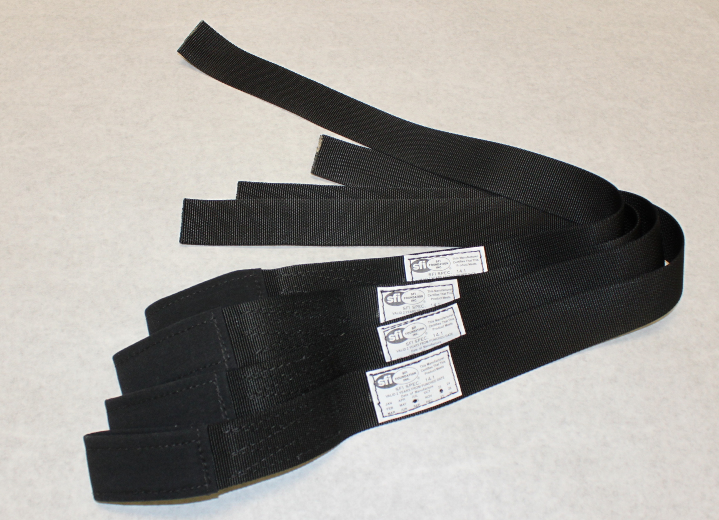 14.1 SFI Blower Restraint Straps Replacement Set (4) Tie Down